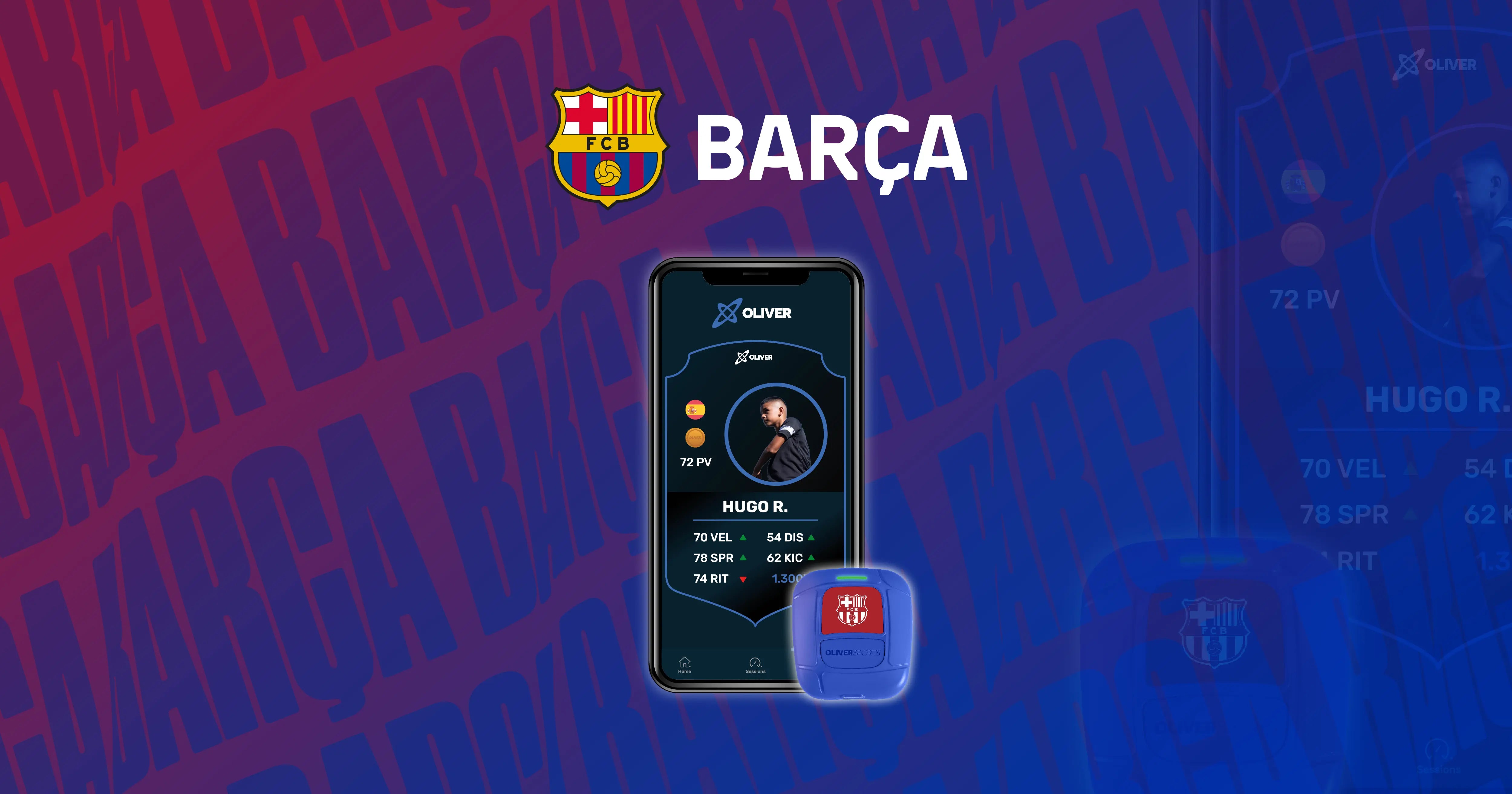 BARÇA GPS TRACKER | Football GPS Tracker